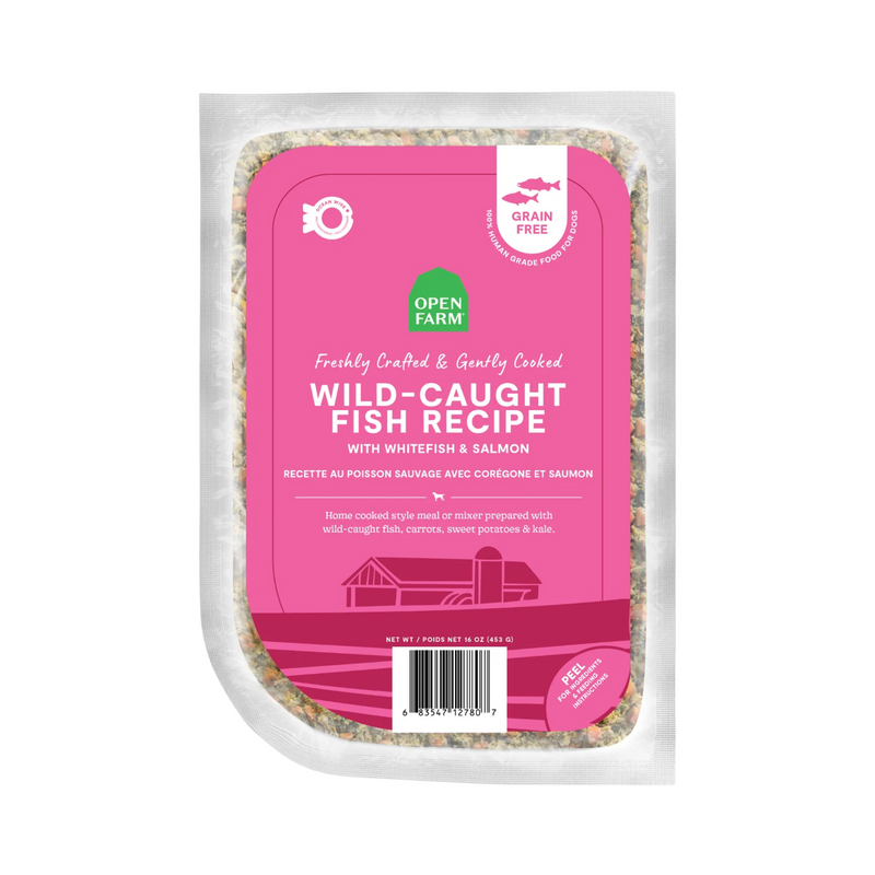 Open Farm Frozen Gently Cooked Wild Caught Fish – Pittsboro Pet Supply